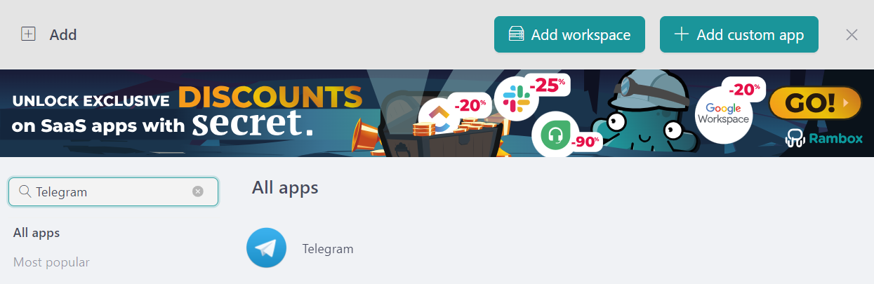 How to Run Multiple Telegram Accounts on One Device - Rambox