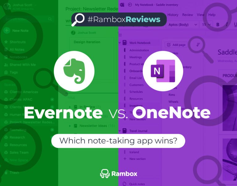 Evernote vs OneNote: Which Note-Taking App Wins in 2025? - Rambox